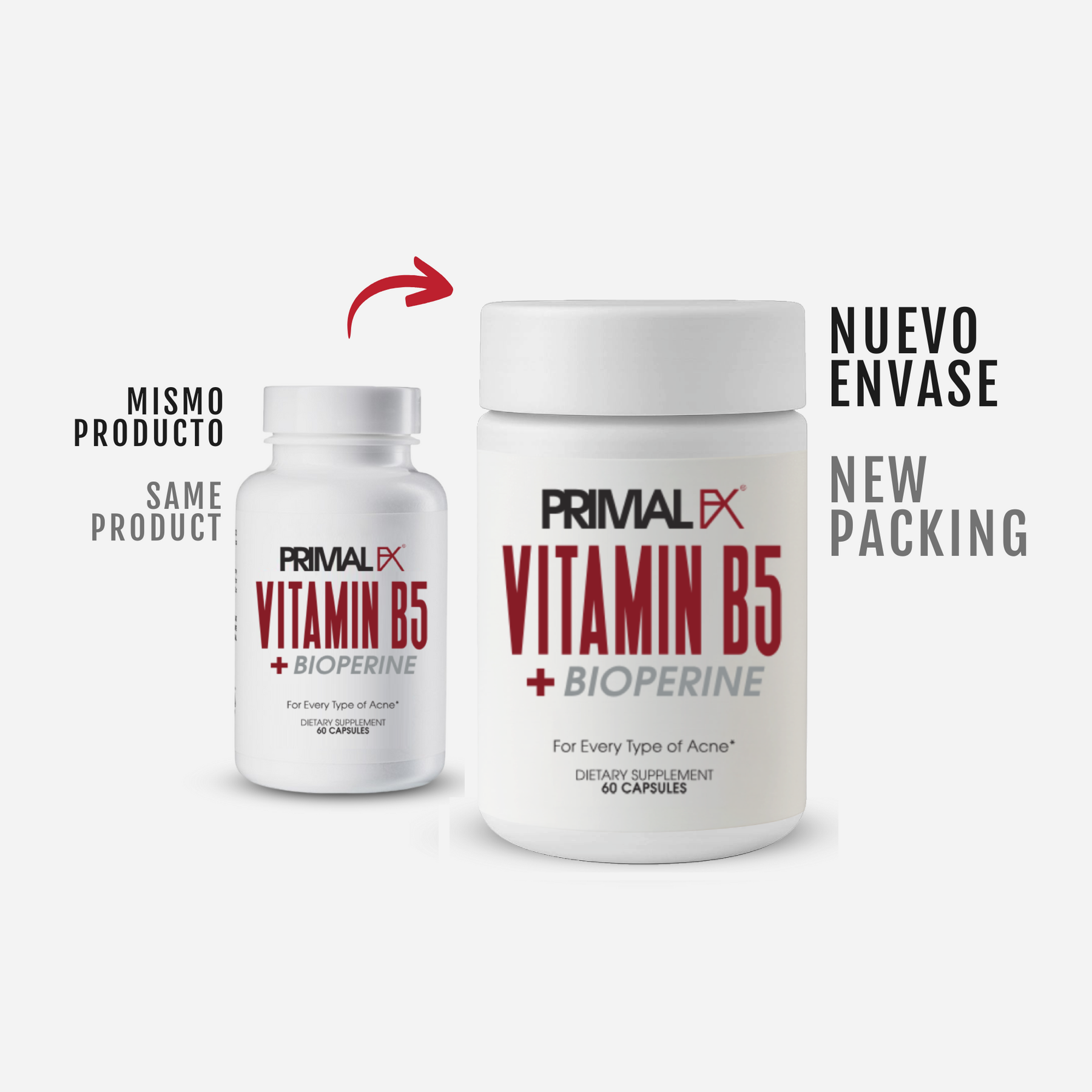 VITAMIN B5 + Bioperine – Primal FX